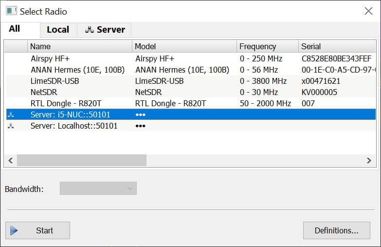 SDR-Radio.com Ltd. | Server Overview